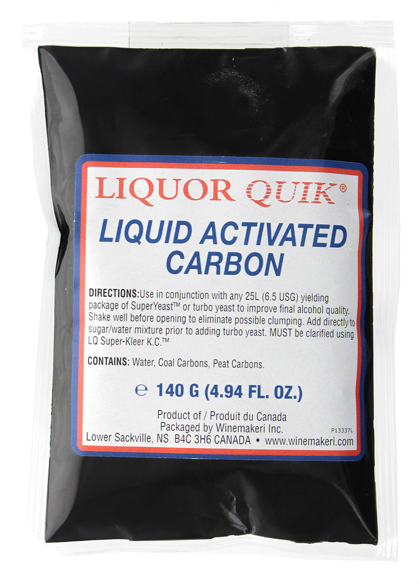 Liquor Quik Liquid Activated Carbon/Charcoal - 140 grams – Buckeye Winery